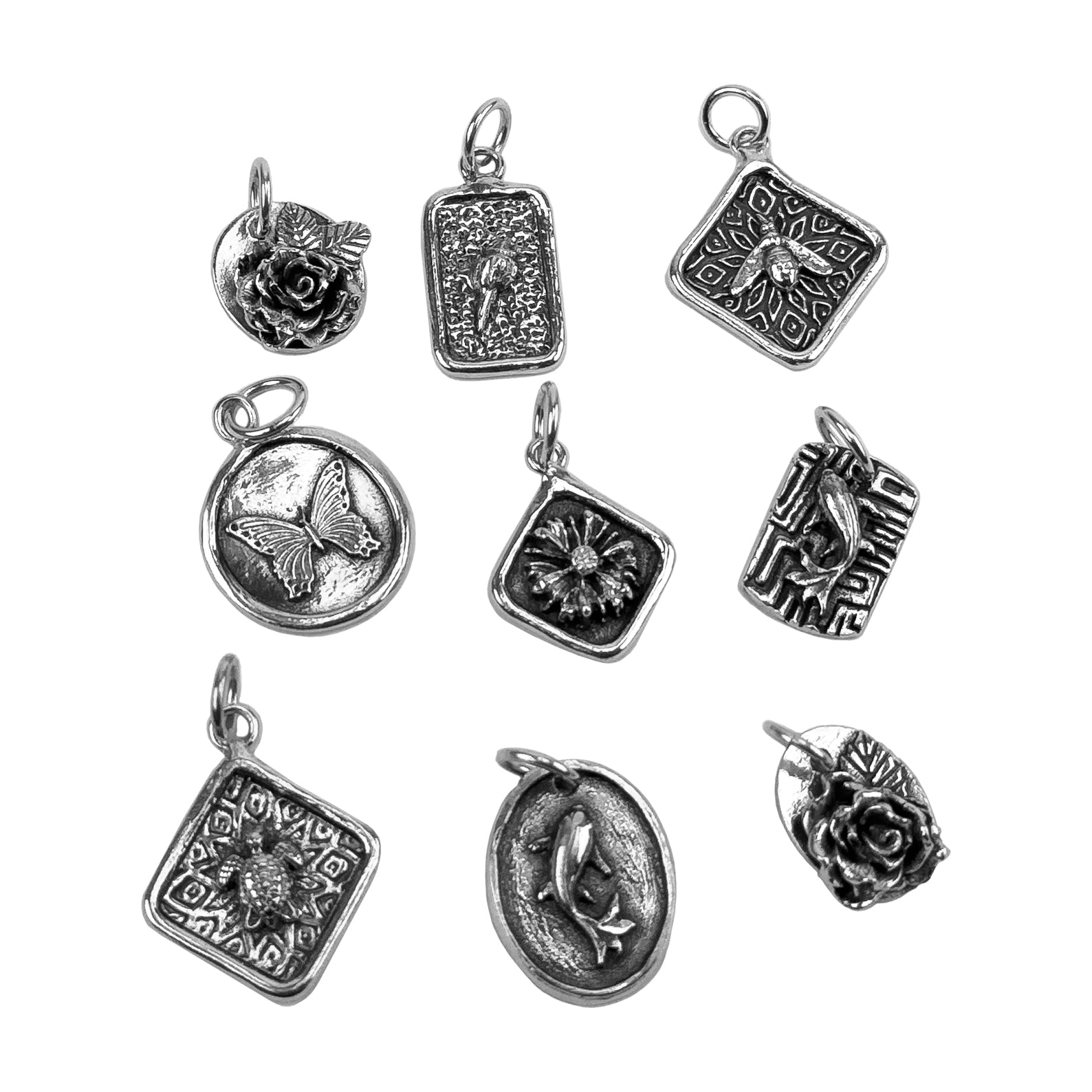 Quick Charms Using Pam East Small Shape Templates by Pam East