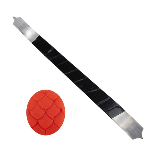 Double Ended Stainless Steel Scale Texture Tool – Cool Tools