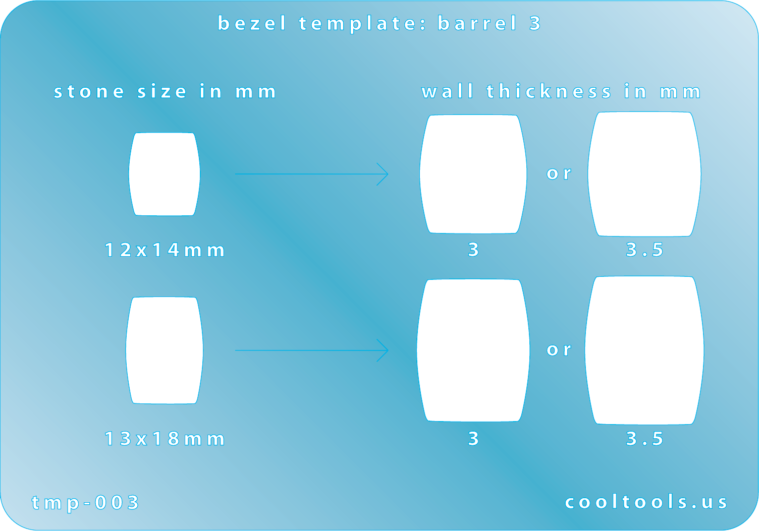 Bezel Template - Barrel 3