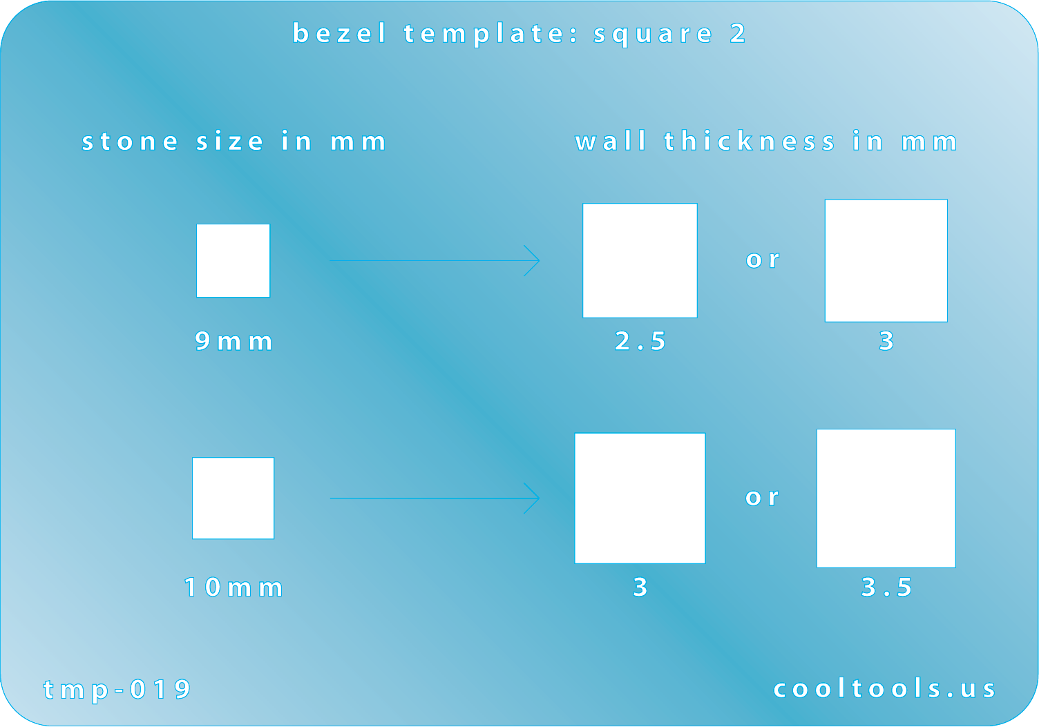 Bezel Template - Square 2