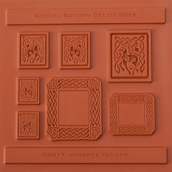 Wanaree Tanner Texture Plate - Special Edition Celtic Deer – Cool Tools